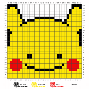 Pikachu Block - Más Geeky Knotz